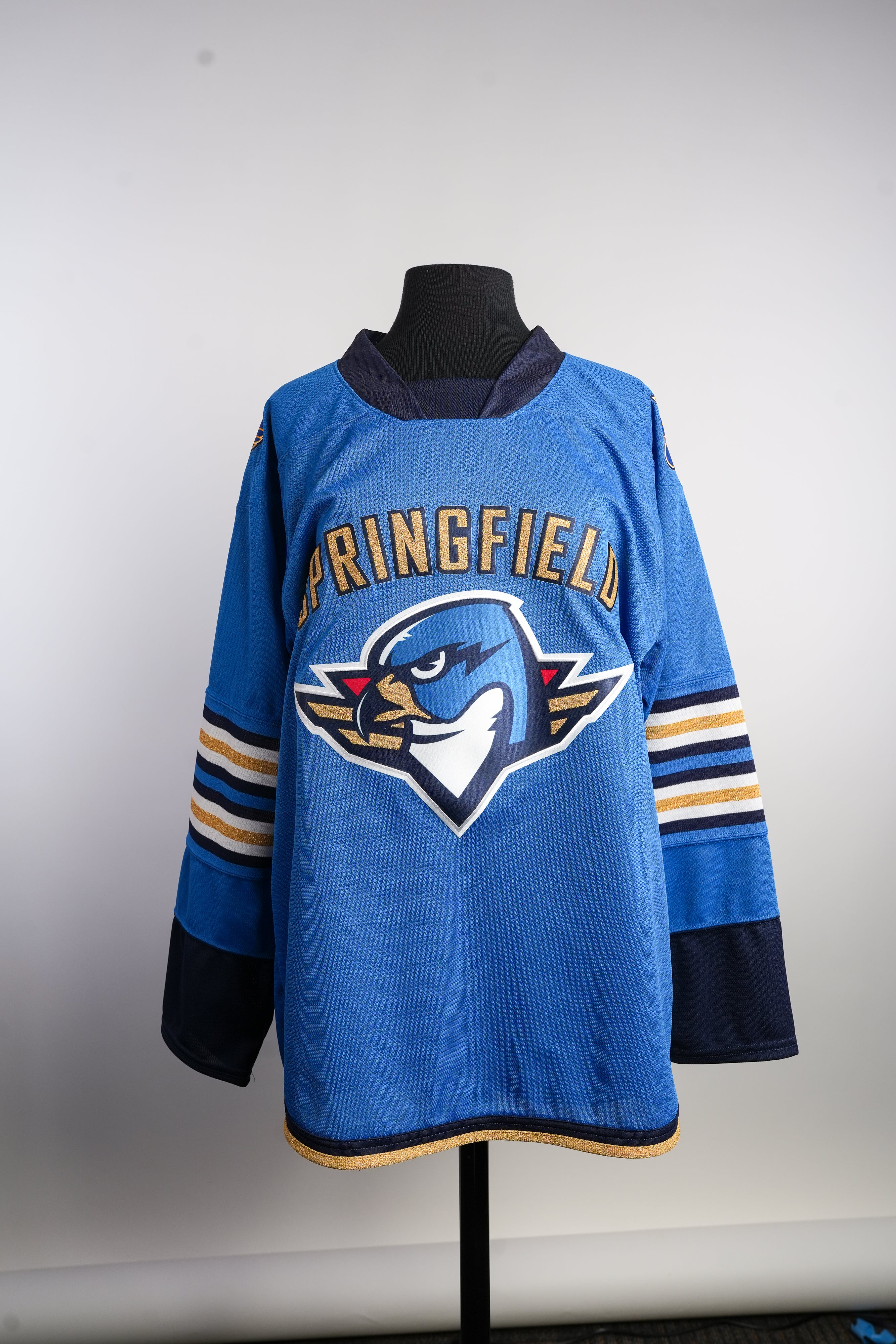 Youth Blue Replica Quicklite Jersey – Springfield Thunderbirds Team Store